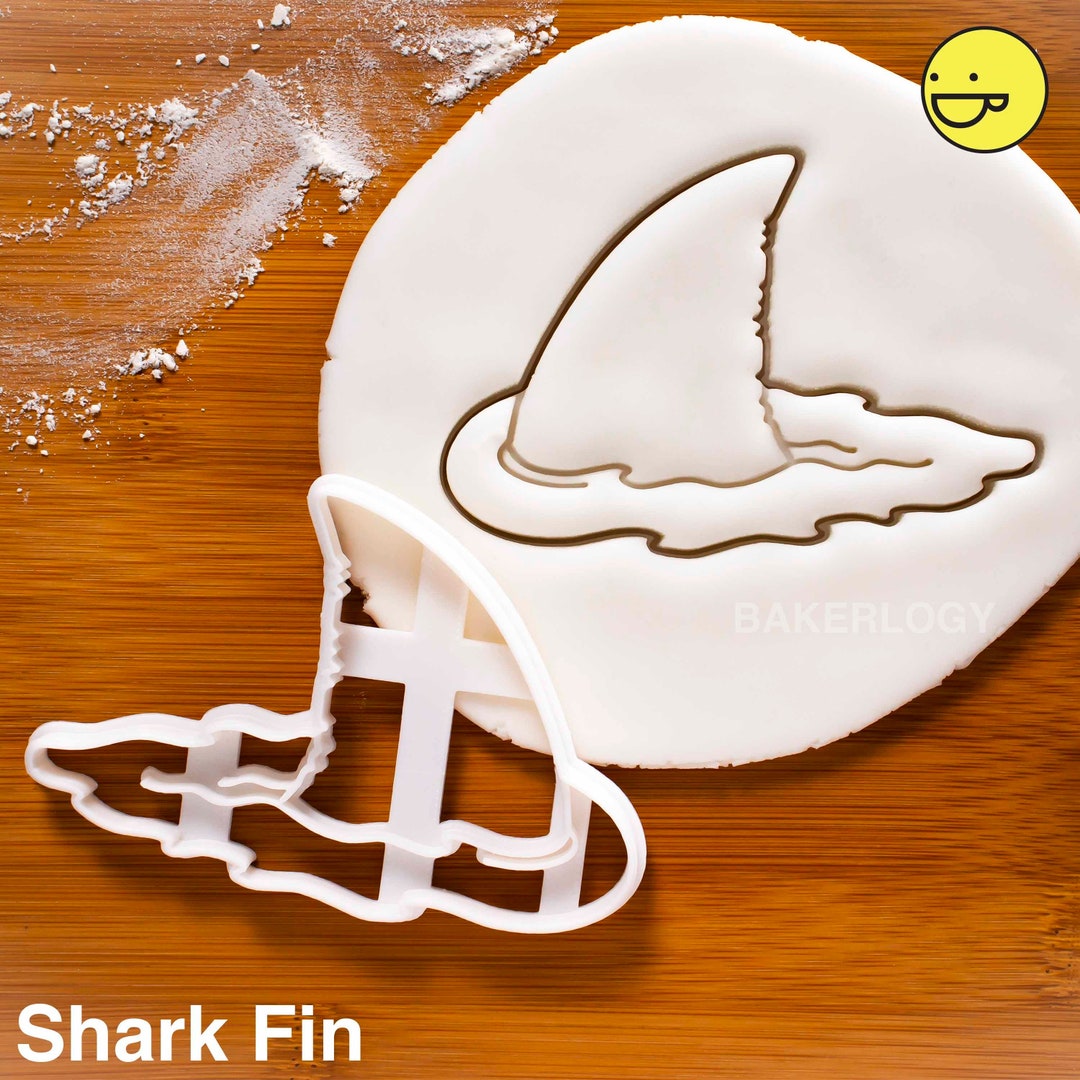 Shark Fin Cookie Cutter Bakerlogy Biscuit Cutters Nautical Summer Beach ...