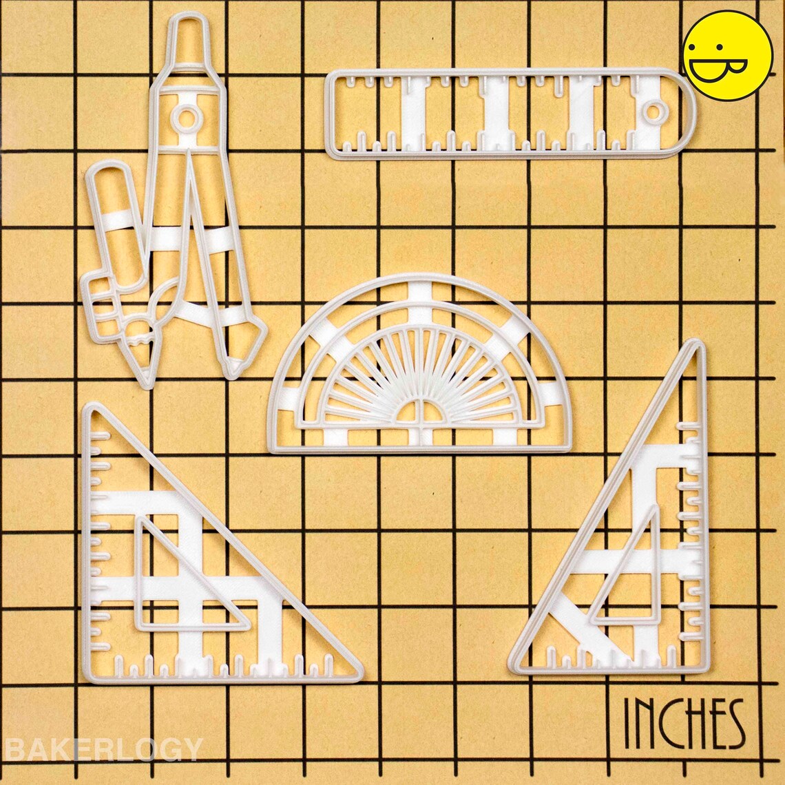 Protractor Cookie Cutter Bakerlogy Biscuit Cutters - Etsy