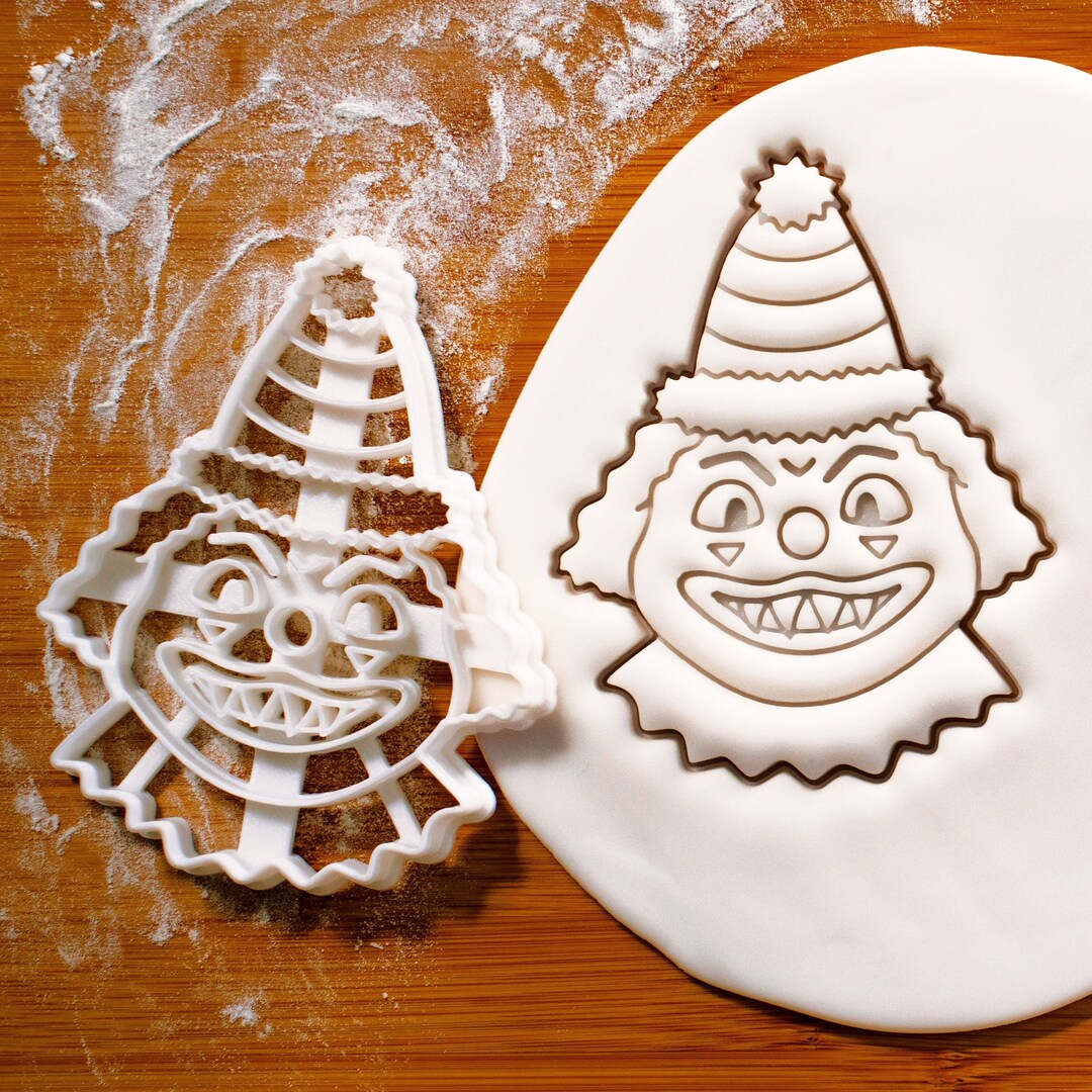 Evil Clown Face Cookie Cutter - Perfect for Baking Creepy Treats This ...