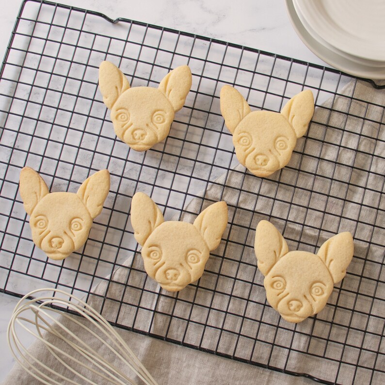 Chihuahua Cookie Cutter (full-body): Dog Treat Baking Mold - Etsy