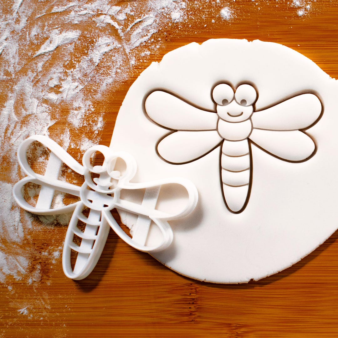 Dragonfly Cookie Cutter: Garden Insect Design for Nature Lovers ...
