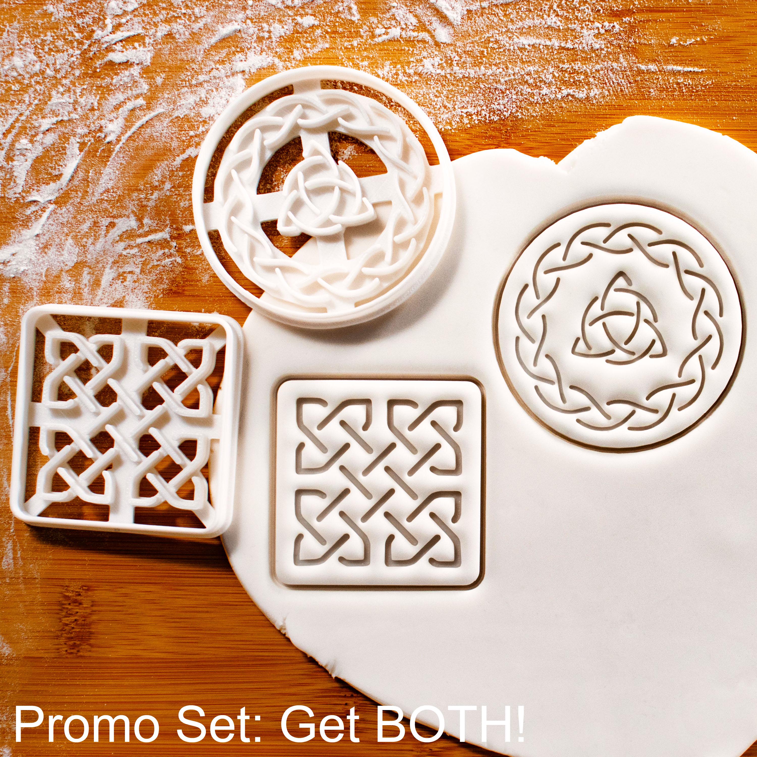 Celtic Square Knot Cookie Cutter: Protection & Good Fortune - Etsy