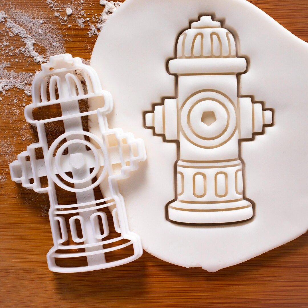 Fire Hydrant Cookie Cutter | Biscuit Cutters Fireman Trucks Red ...
