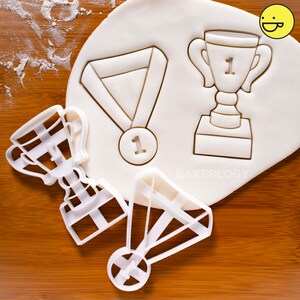 Trophy Cookie Cutter Cutters Also Suitable for Biscuit Fondant Craft ...