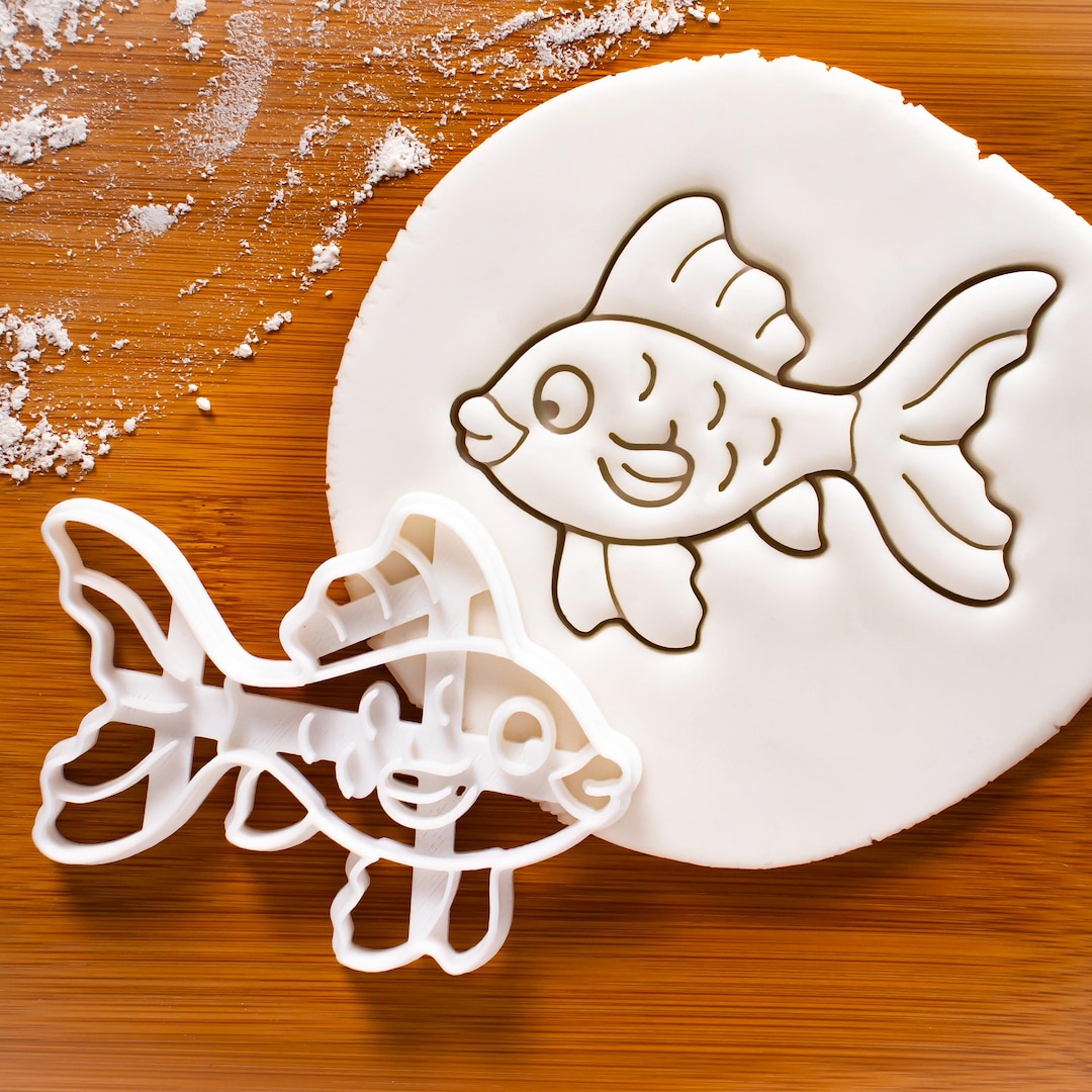 Goldfish Cookie Cutter | Cute Aquarium Pets Freshwater Tank Fish Theme ...
