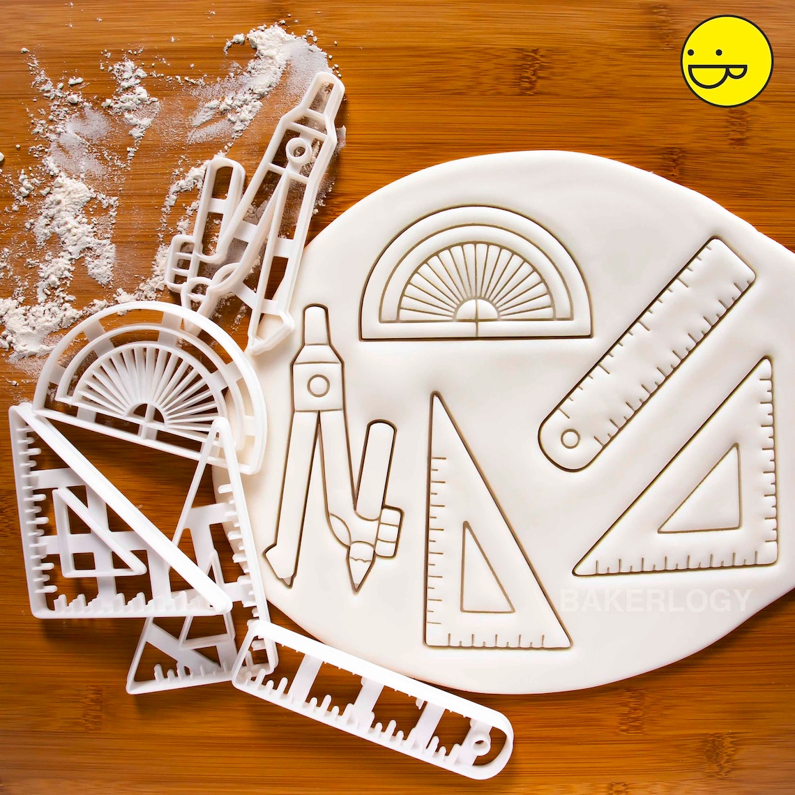 Protractor Cookie Cutter Bakerlogy Biscuit Cutters - Etsy