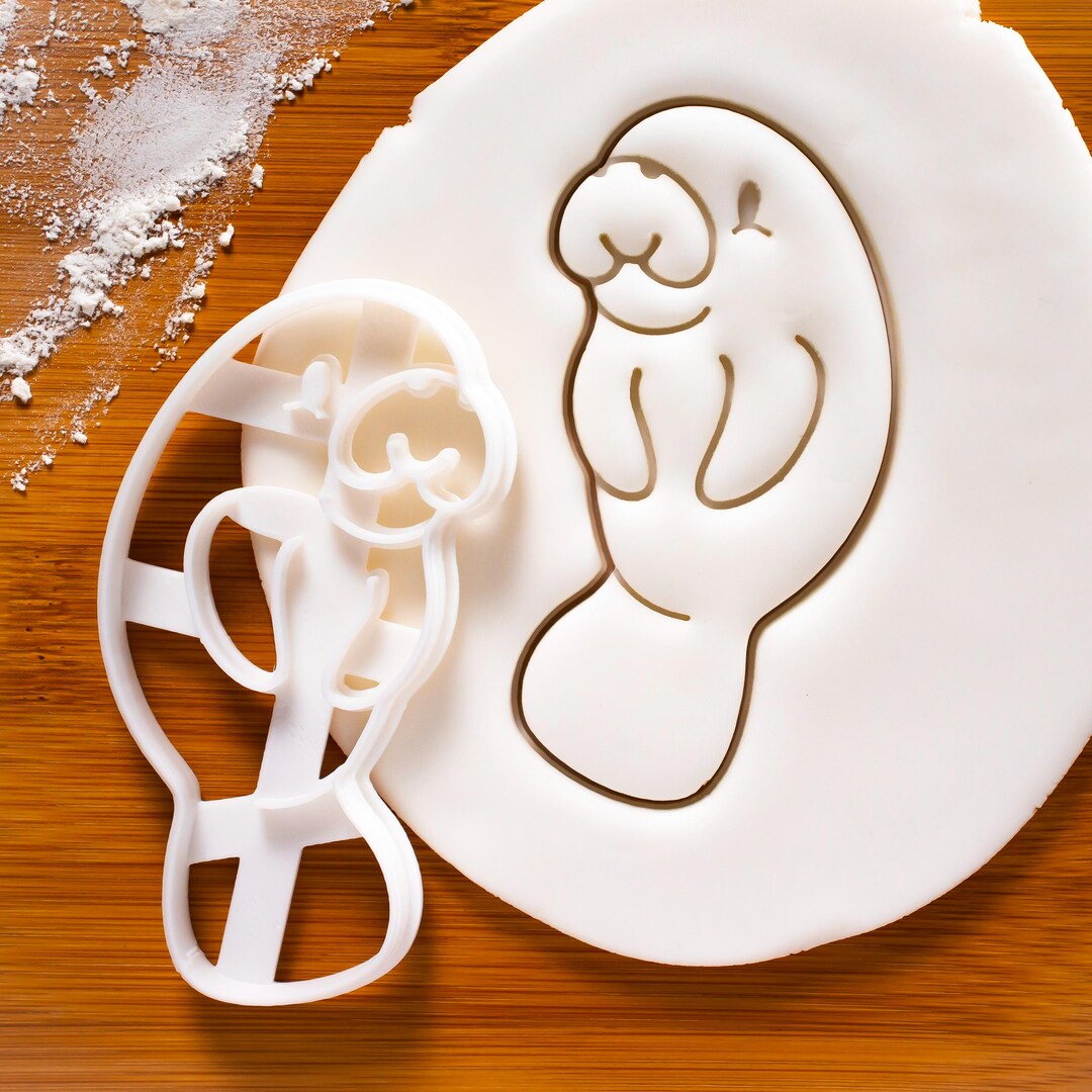 Cute Manatee Cookie Cutter | Bakerlogy Biscuit Cutters Sea Cows River ...