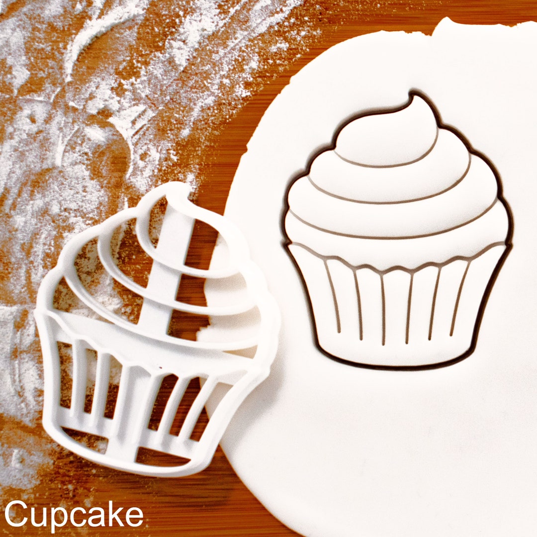 Cupcake Cookie Cutter Baking Fairy Cake Patty Pastry Chef Tea Party ...