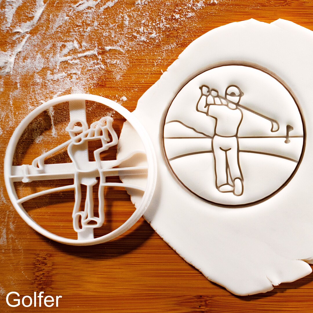 Golfer Cookie Cutter Golf Theme Party - Etsy