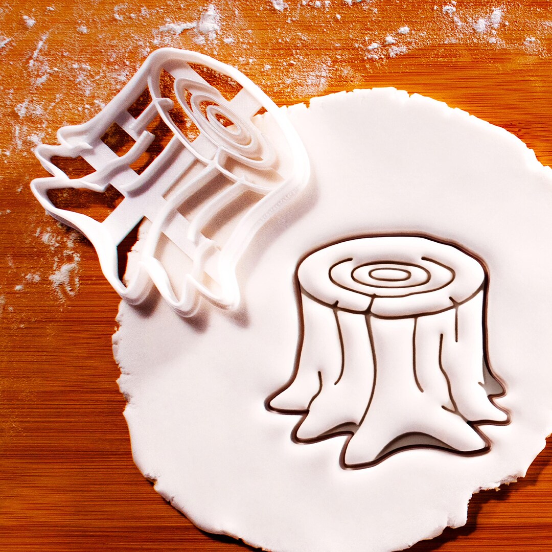 Tree Stump Cookie Cutter – Perfect for Camping, Cottagecore, and ...