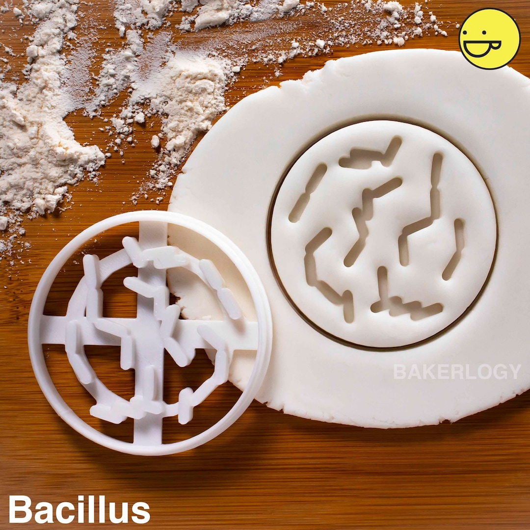 Bacillus Bacteria Cookie Cutter Microbiology Biscuit Cutters ...