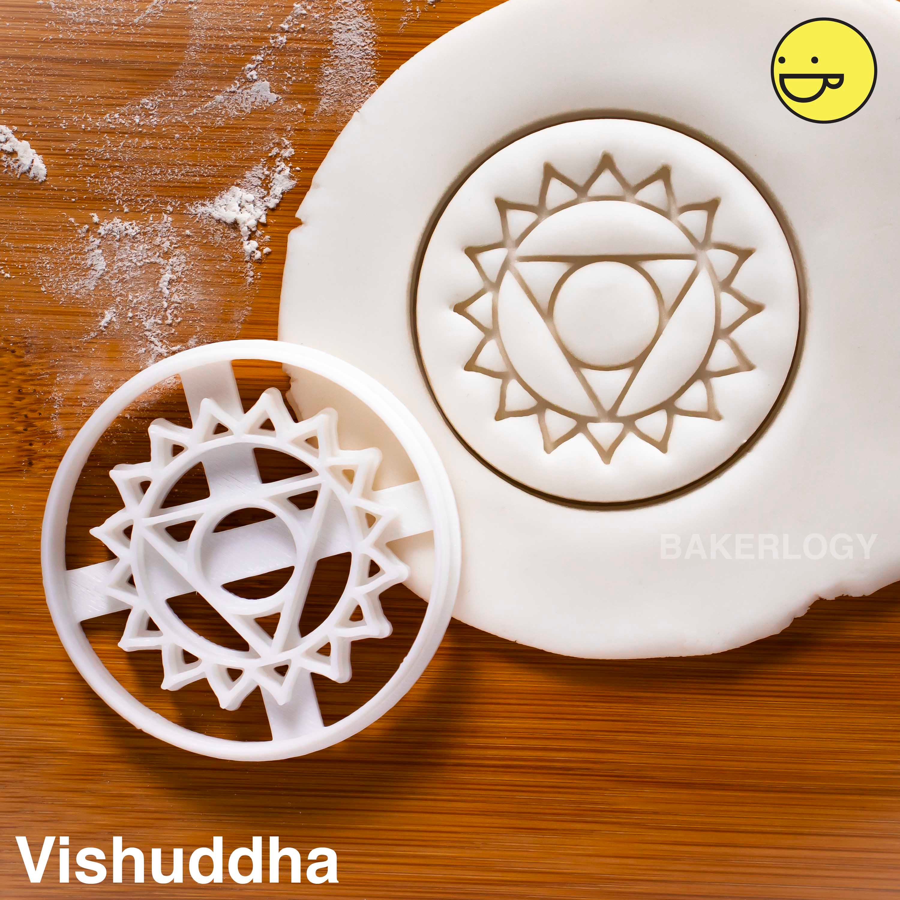 Yoga Chakras Sahasrara Cookie Cutter Bakerlogy Biscuit - Etsy UK