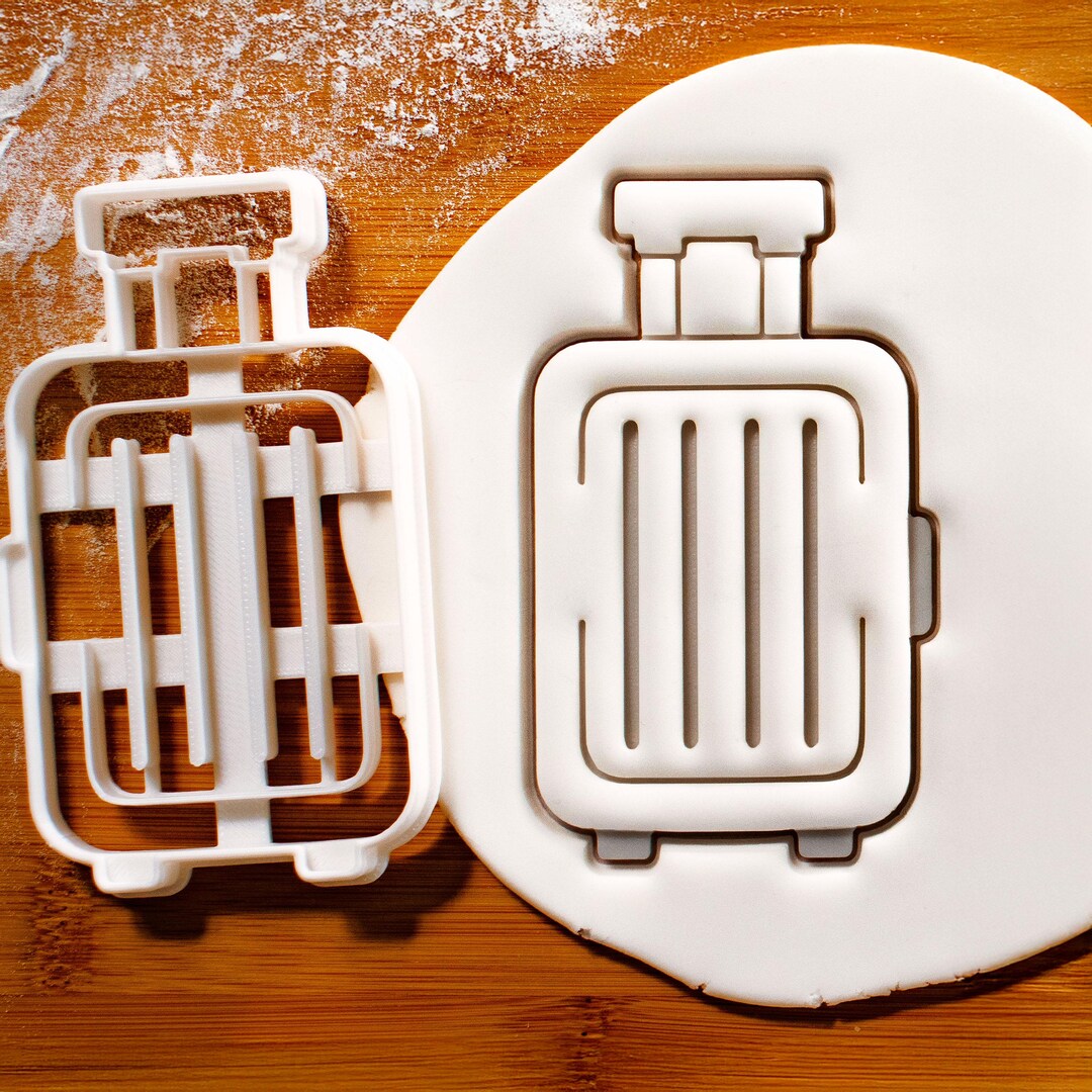Luggage Cookie Cutter - Bake Holiday Travel Theme Party Biscuits - Etsy