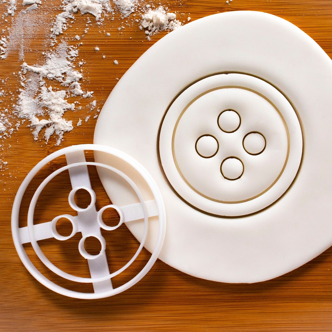 Button Cookie Cutter Biscuit Cutters Buttons Haberdashery - Etsy Canada