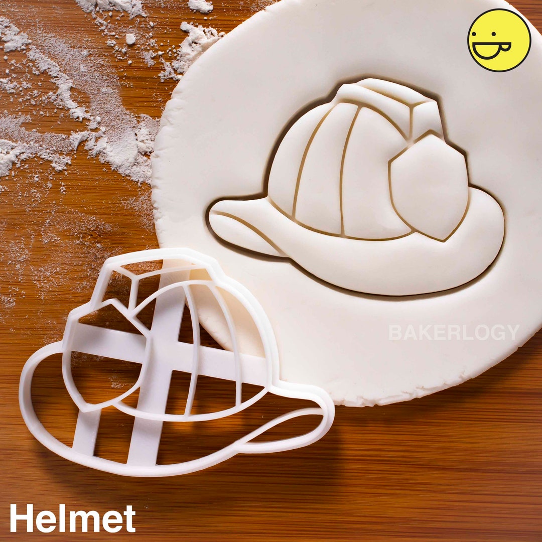 Firefighter Helmet Cookie Cutter Biscuit Cutters One of a Kind Ooak ...