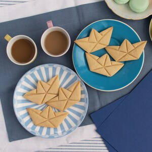 Origami Boat Cookie Cutter – Paper Boat Shape for Nautical Theme Baking ...