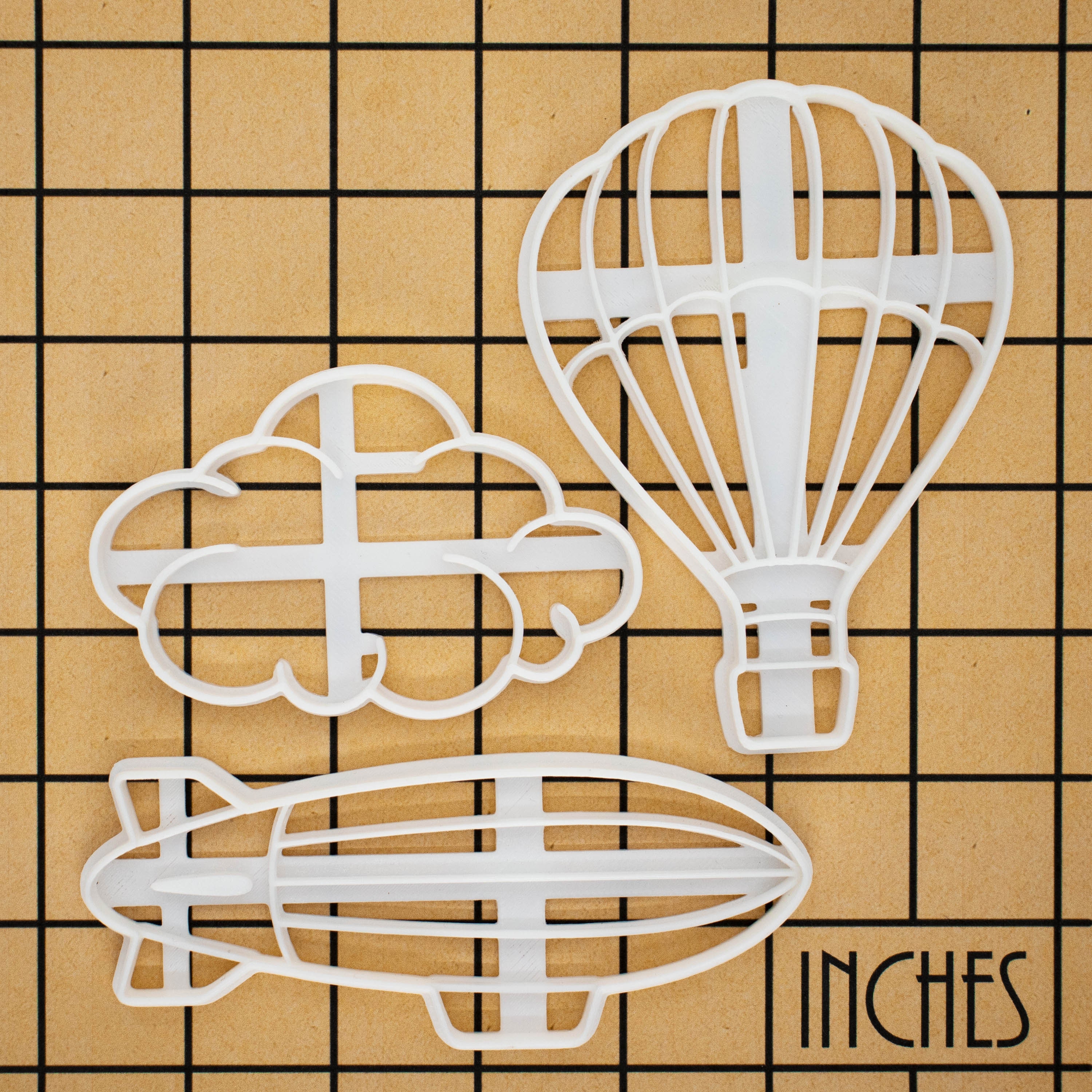 Blimp Cookie Cutter Floating Airship Biscuit Cutters - Etsy UK