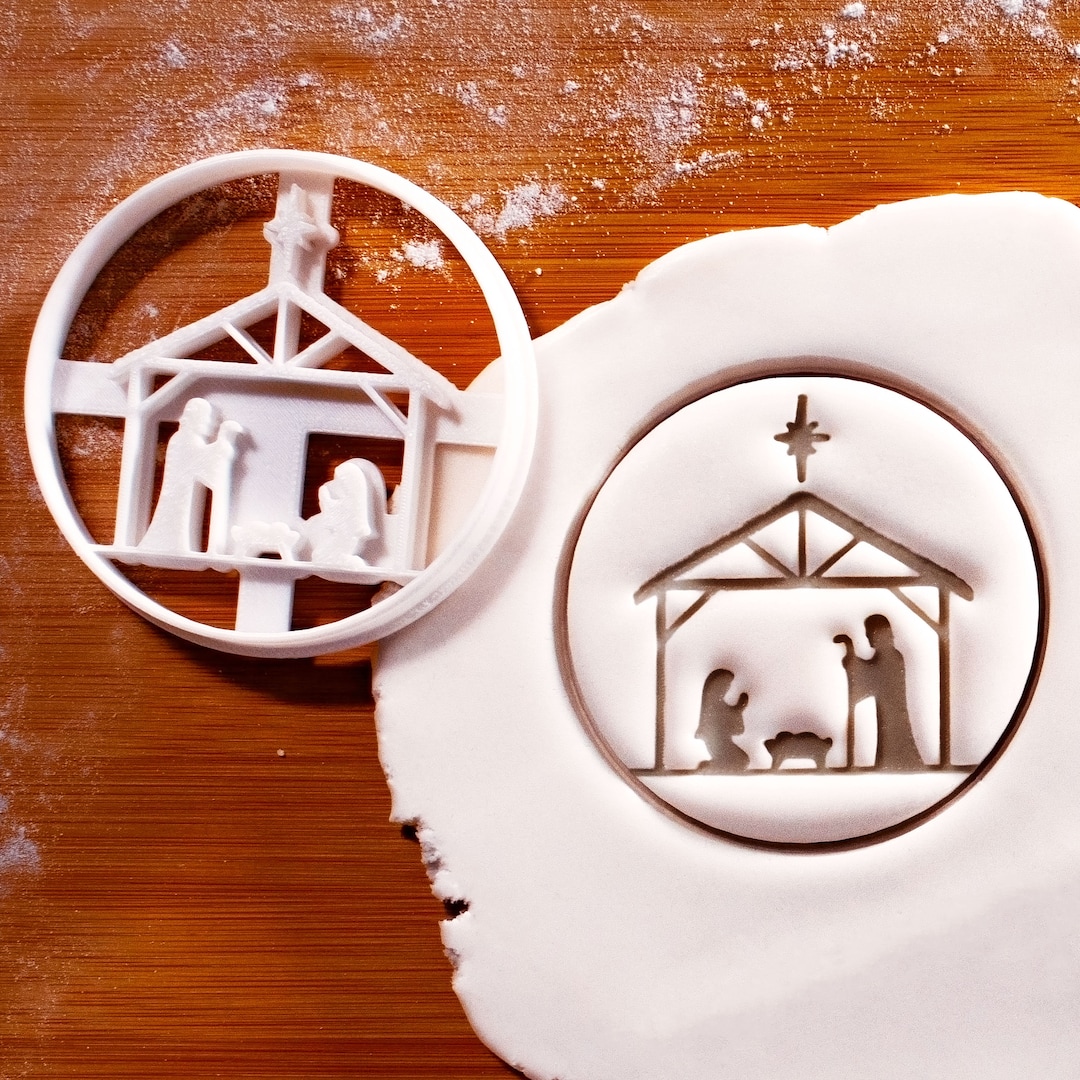 Nativity Scene Cookie Cutter: Holy Night Christmas Baking - Etsy