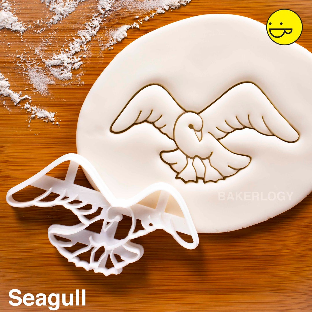 Seagull Cookie Cutter Nautical Beach Sea Gull Gulls Seagulls Bird Birds ...