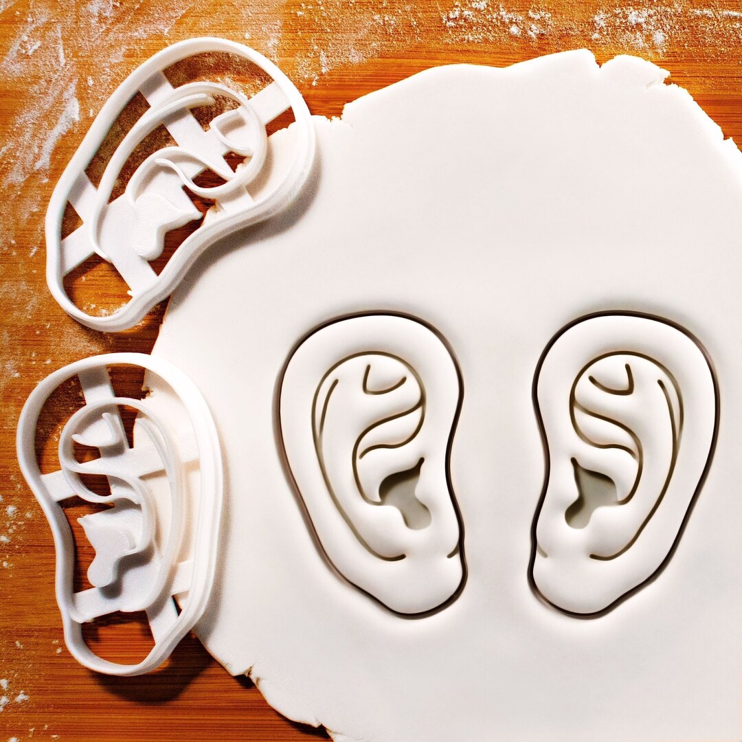 Anatomical Human Ears Cookie Cutters: Audiologist Gift, ENT Medical ...