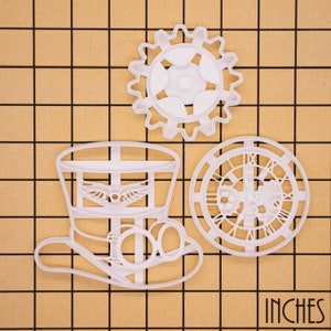 Steampunk Clock Cookie Cutter - Victorian Era Science Fiction Party - Etsy