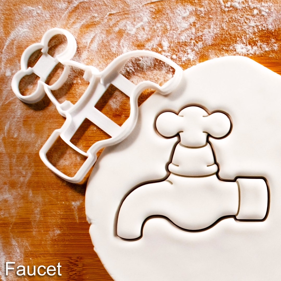 Water Faucet Cookie Cutter: Tap Into Fun With Unique Plumbing Themed ...