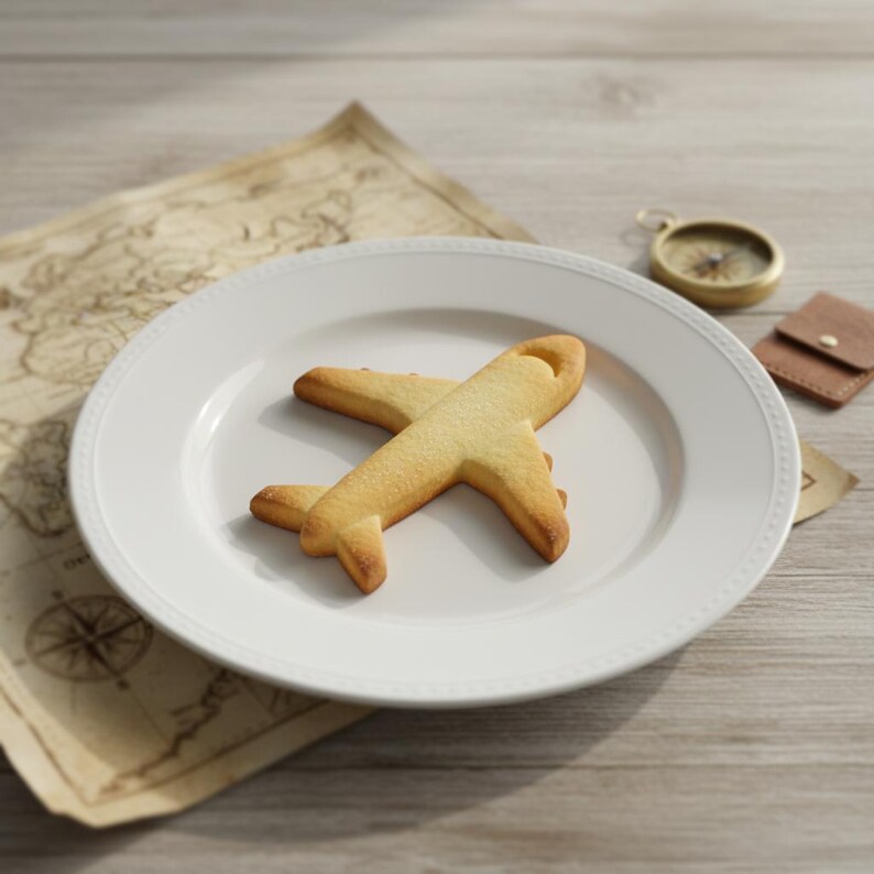 Airplane Cookie Cutter - Bake Holiday Travel Theme Party Biscuits - Etsy