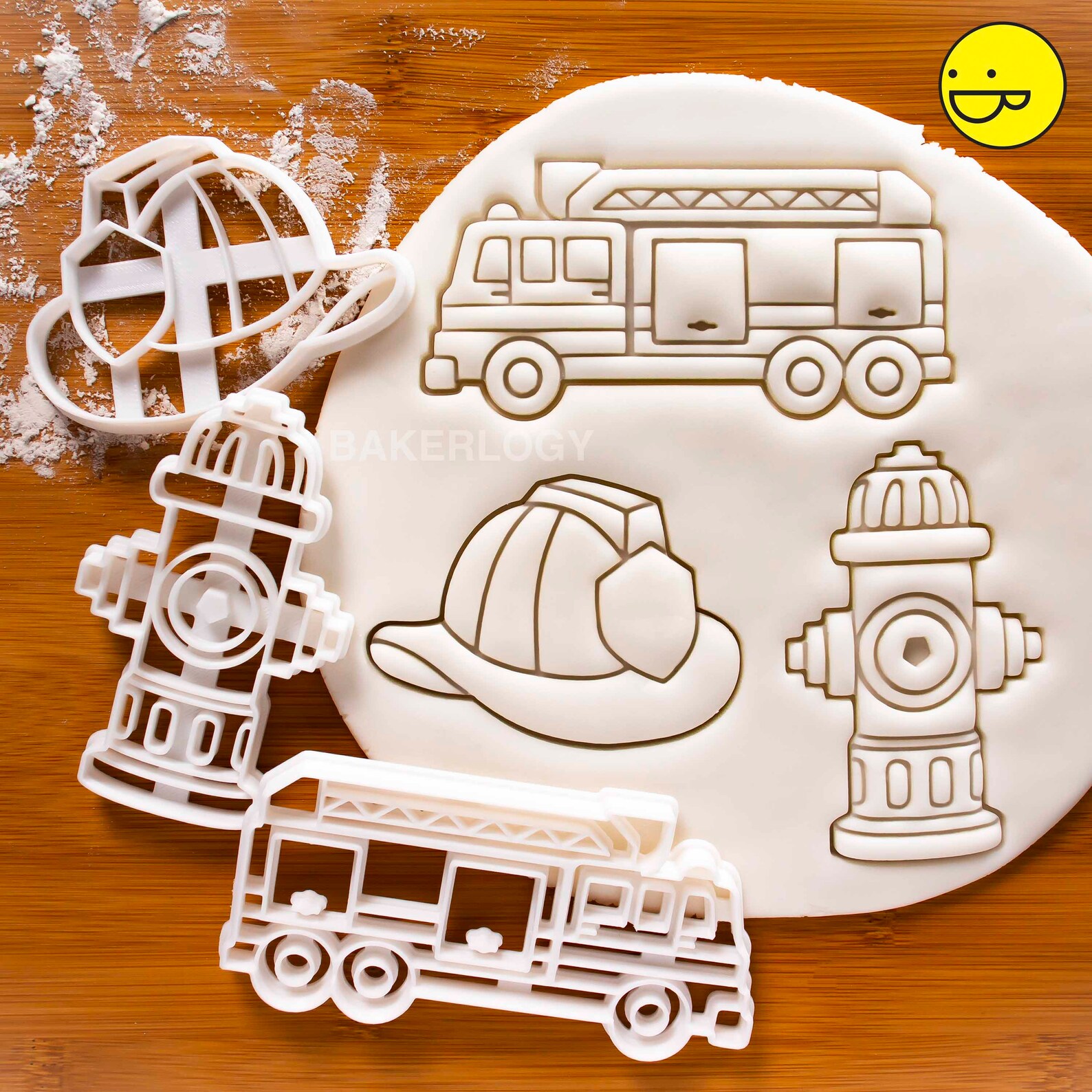 Fire Truck Cookie Cutter Biscuit Cutters Cake Topper - Etsy UK