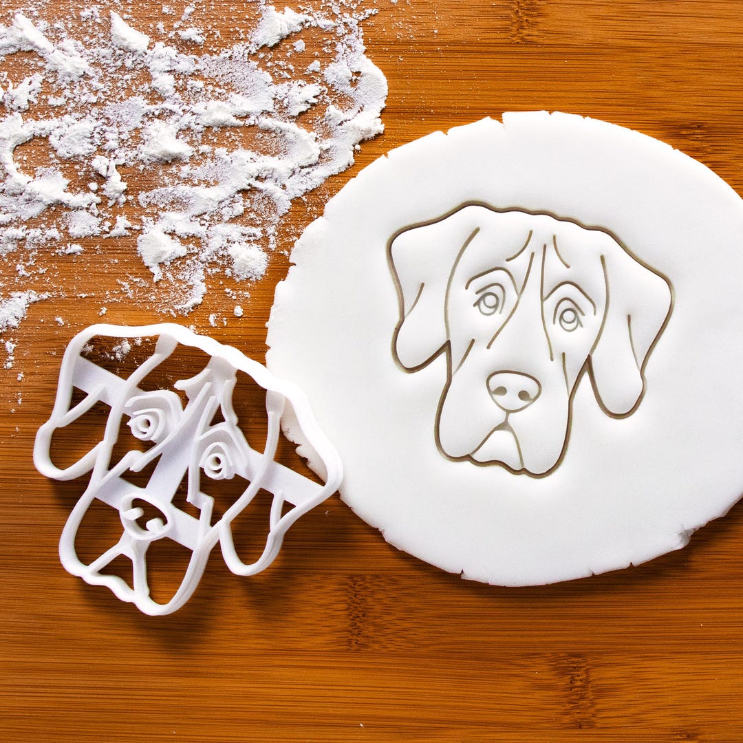 Great Dane Dog Face Cookie Cutter - Bake the Apollo of Dogs Treats for ...