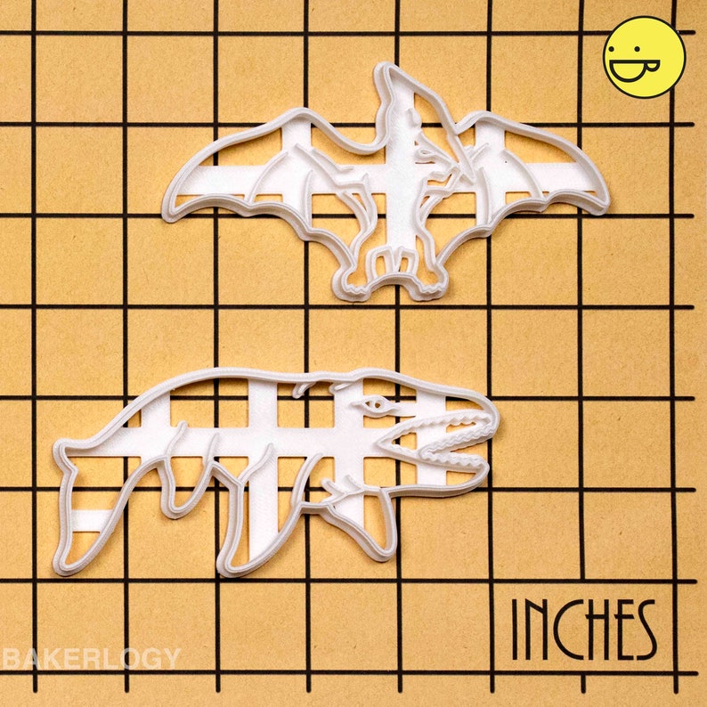 Pterodactyl cookie cutter Bakerlogy biscuit cutters birthday | Etsy