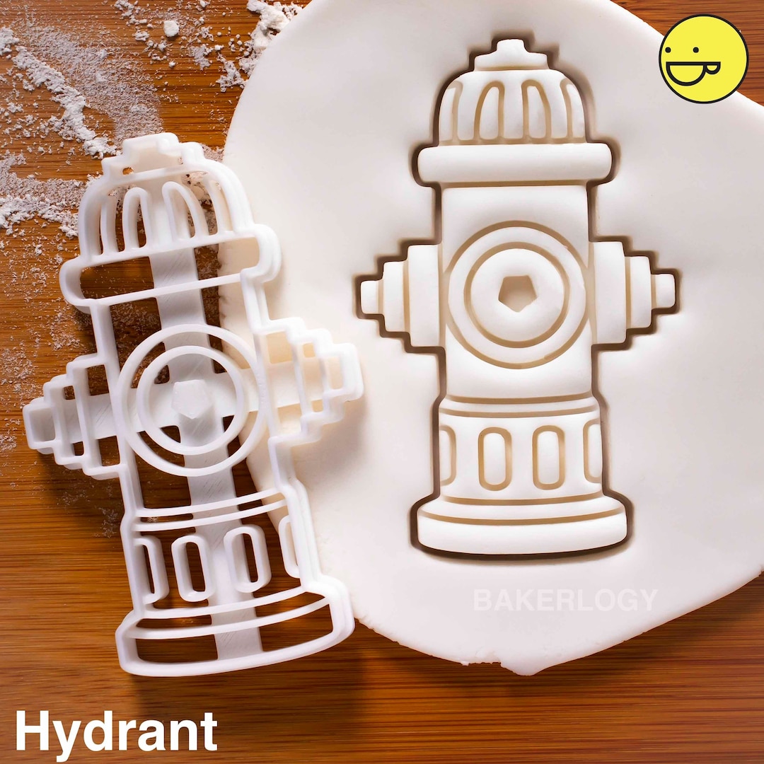 Fire Hydrant Cookie Cutter Biscuit Cutters Fireman Trucks Red ...