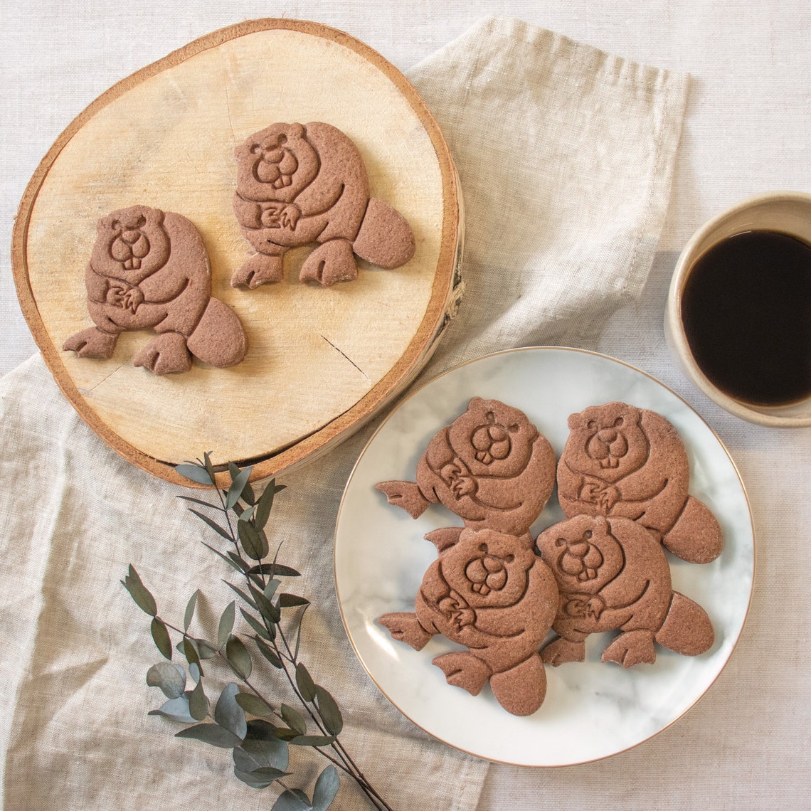 Beaver cookie cutter beavers theme river rodent biscuit | Etsy