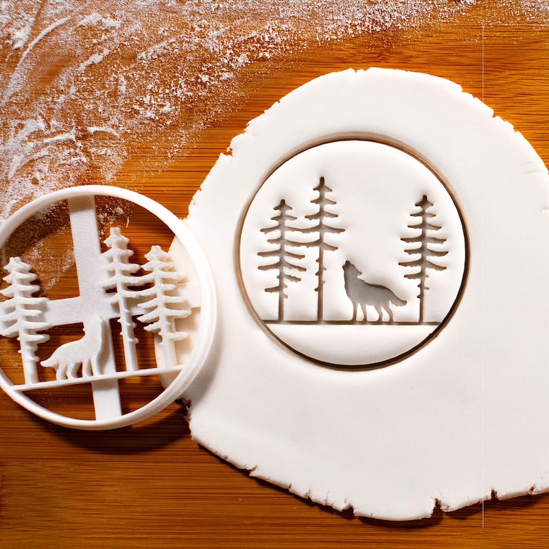 Wolf Cookie - Etsy