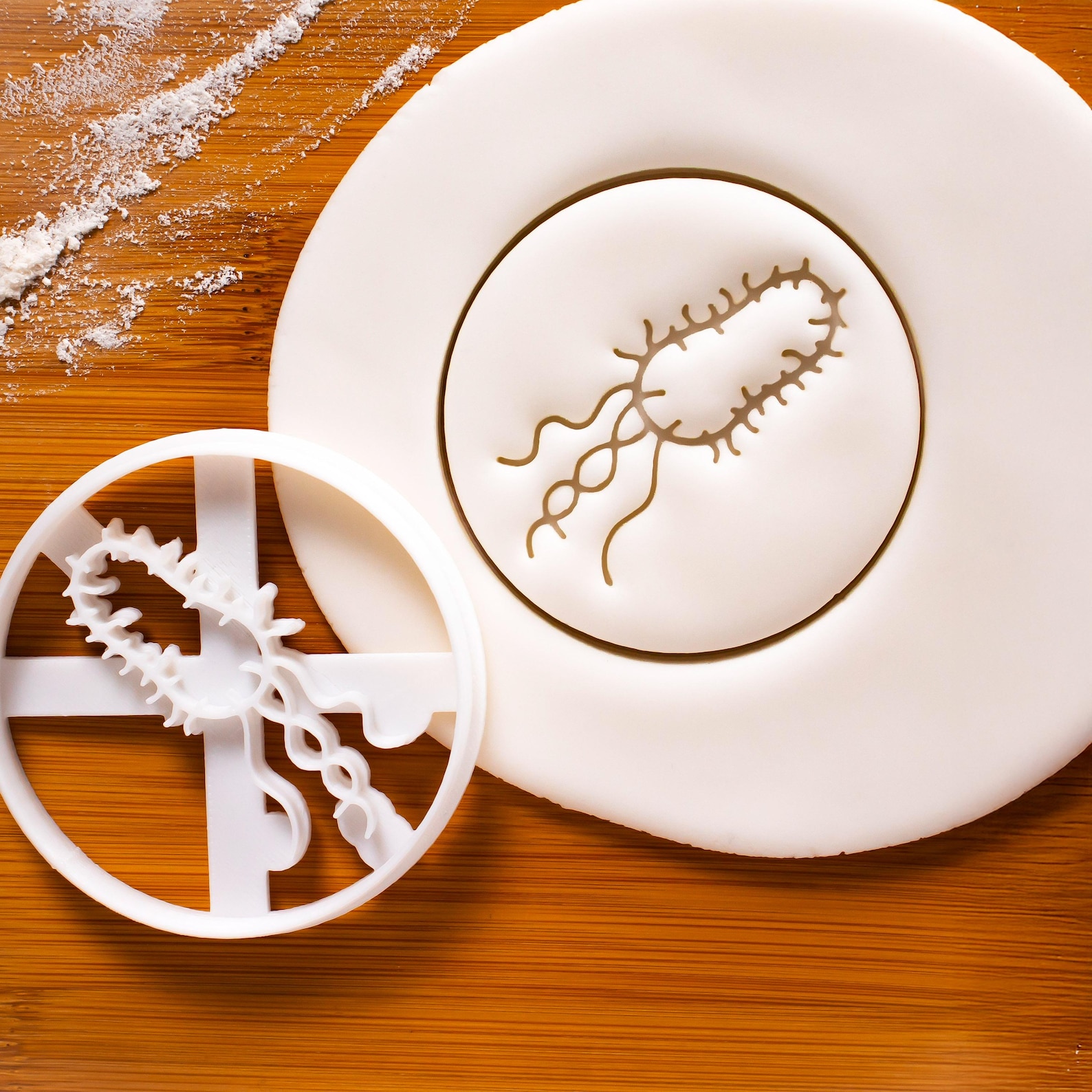 Bacteria Cookie Cutter | Microbiology Biscuit Cutters Microbiologist ...