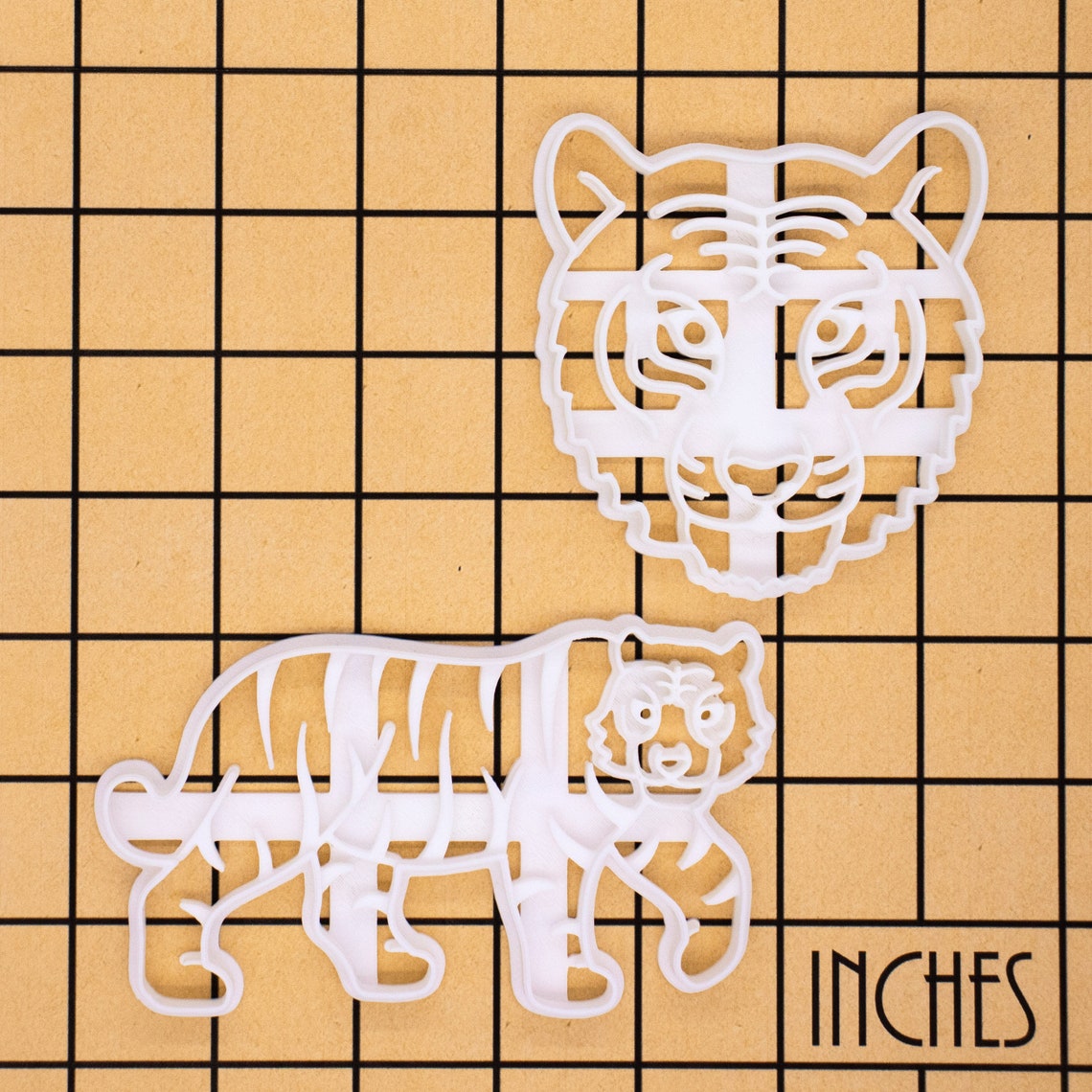 Tiger Face Cookie Cutter Biscuit Fondant Clay Cutters Animal | Etsy