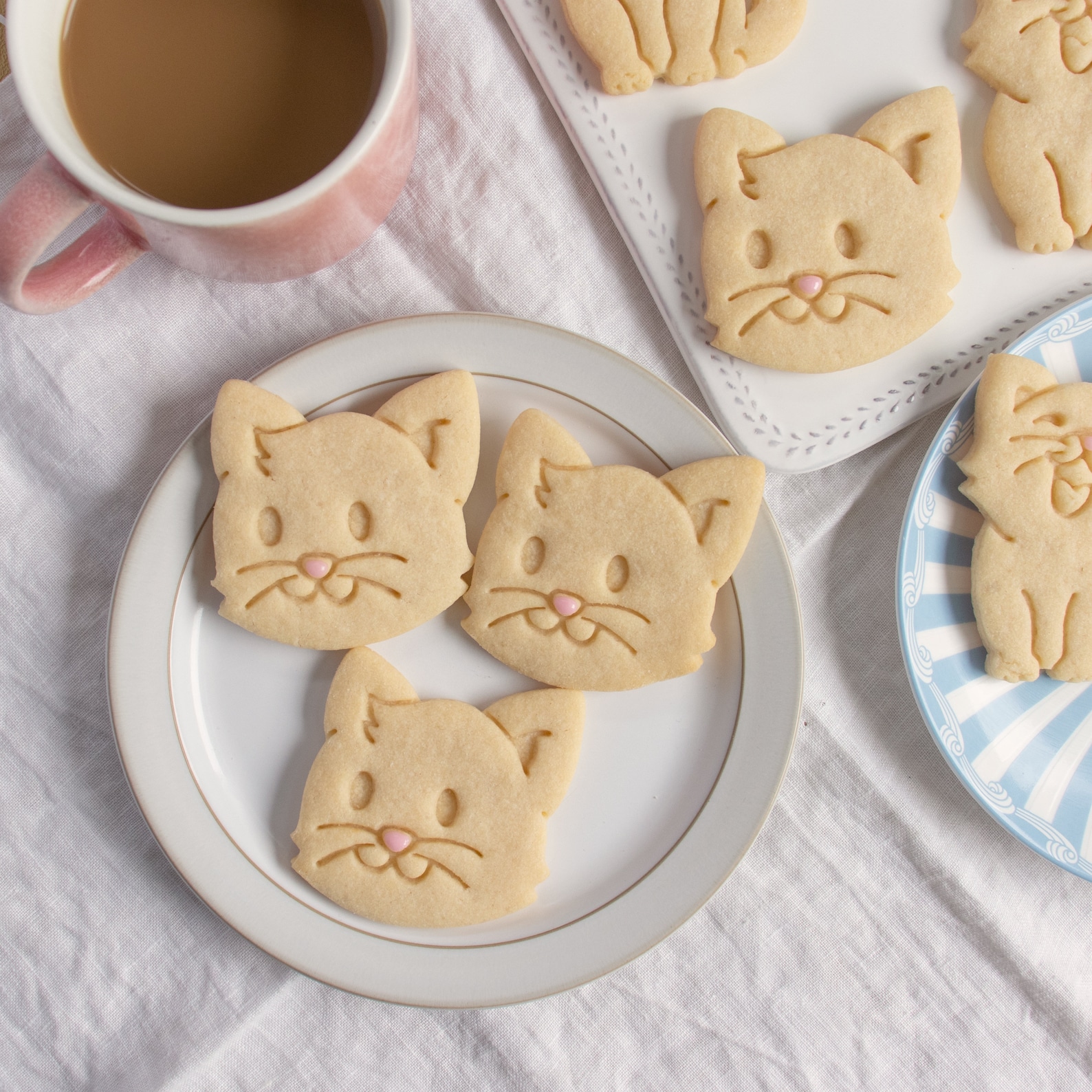 Cat Cookie Cutter Cute Happy Cat Theme Biscuit Cutters | Etsy