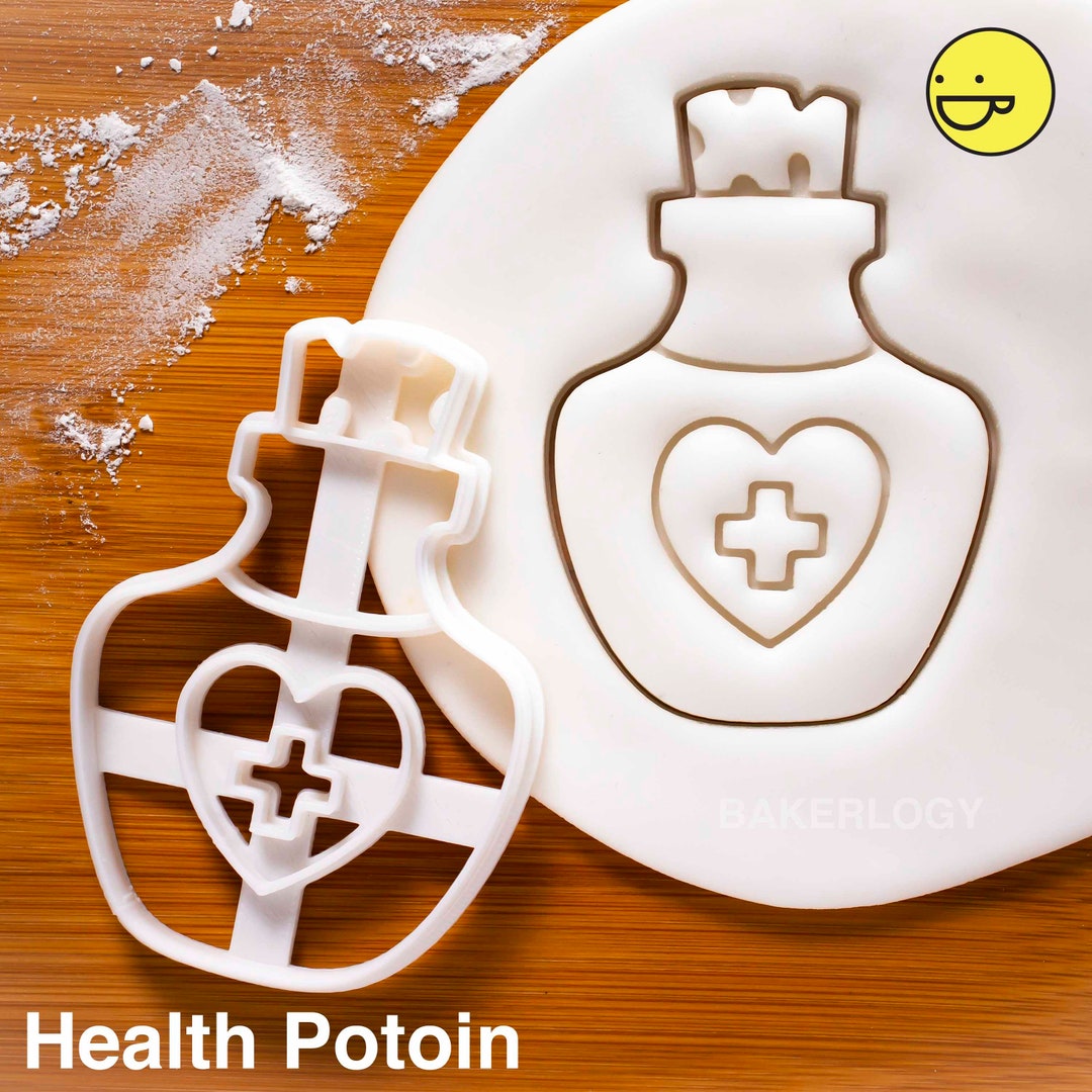 Health Potion Cookie Cutter Bakerlogy Biscuits Cutters - Etsy