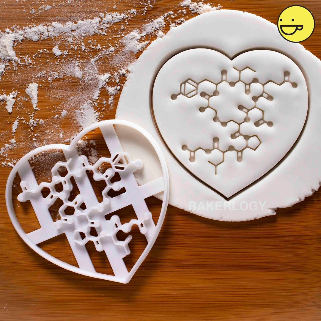 Oxytocin Molecule Cookie Cutter Bakerlogy Chemical Brain Biology Social ...