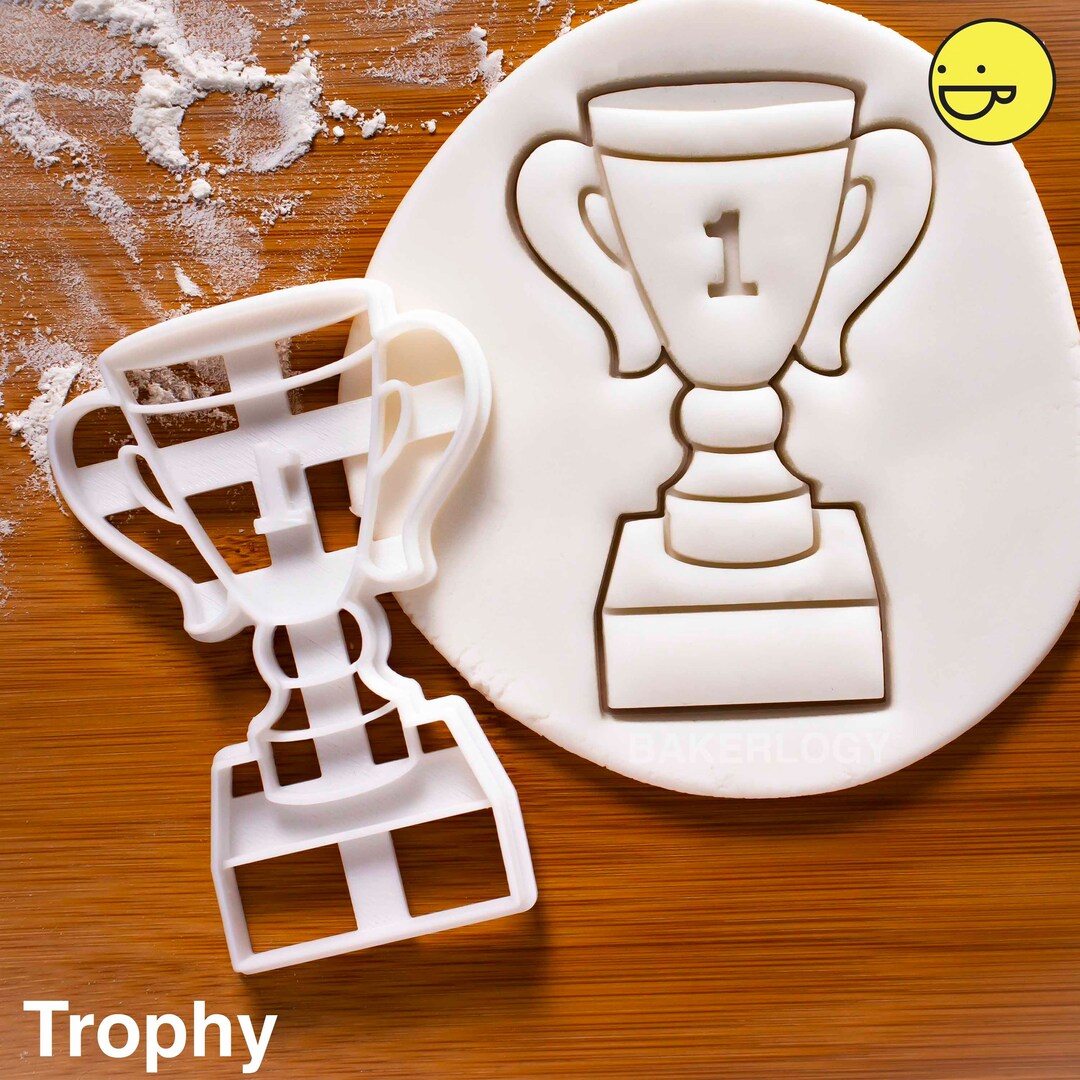 Trophy Cookie Cutter Cutters Also Suitable for Biscuit Fondant Craft ...