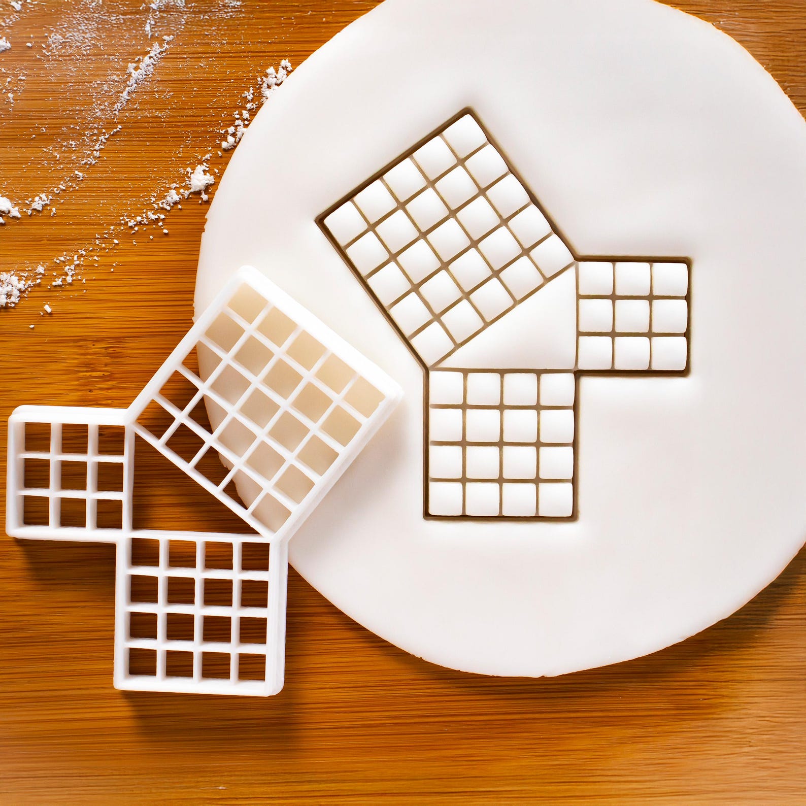 Proof of Pythagorean Theorem Cookie Cutter - Bake Math Treats for ...