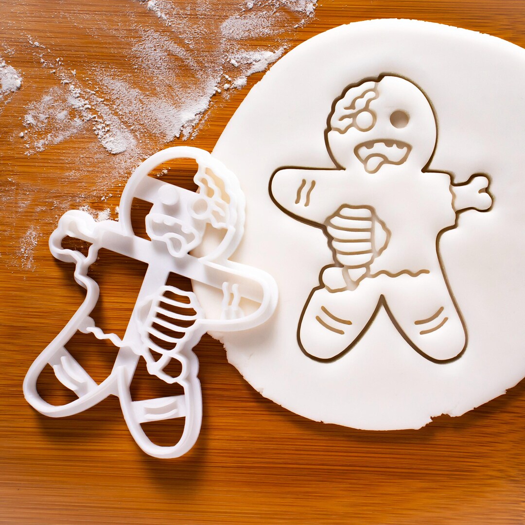 Zombie Gingerbread Man Cookies Cutters | Biscuits Cutter | One of a ...