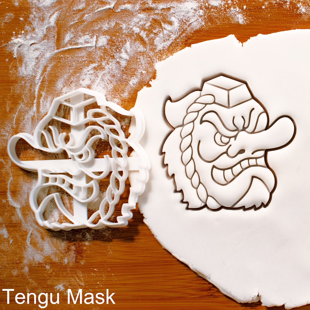 Tengu Mask Cookie Cutter Heavenly Dog Spirit Biscuit Cutters - Etsy