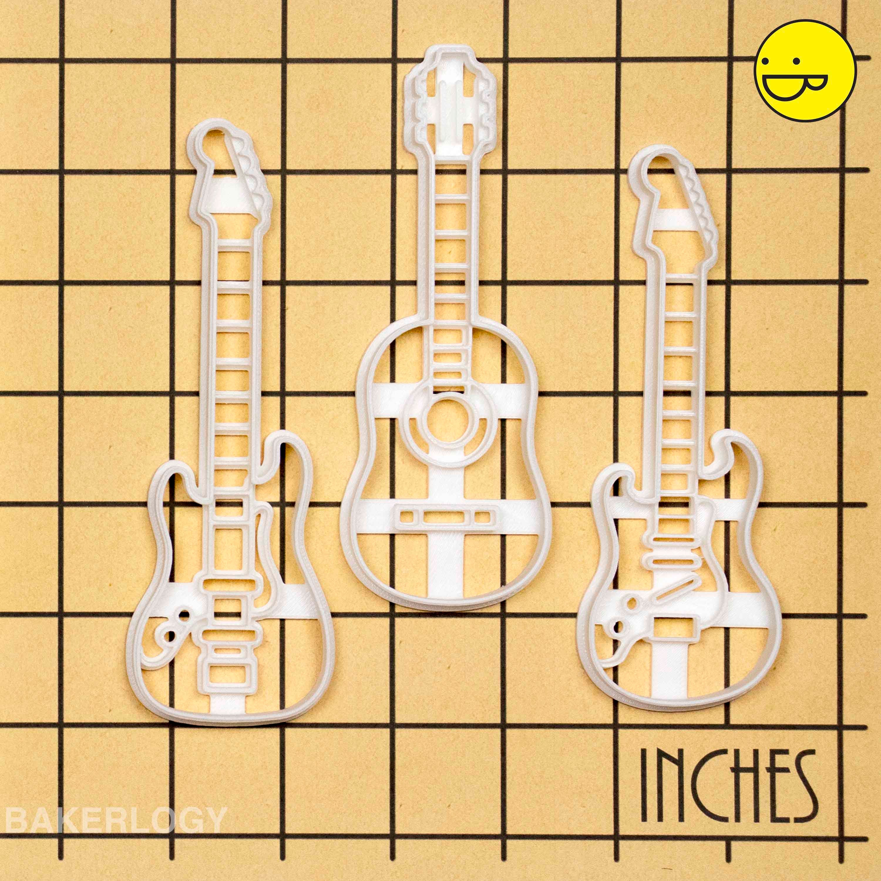 Acoustic Guitar Cookie Cutter Bake Musical Stringed - Etsy UK