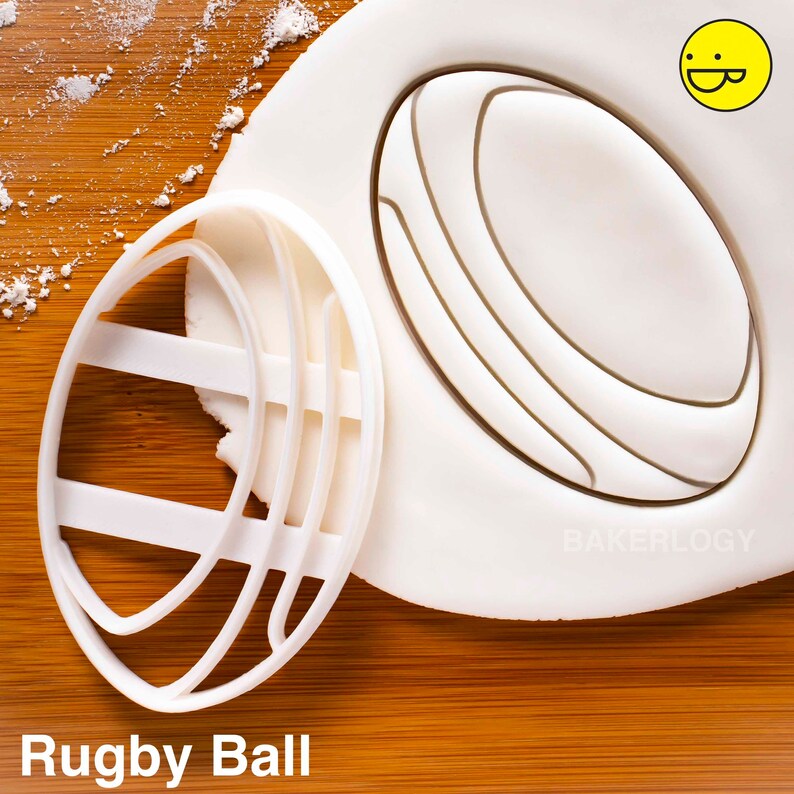 Rugby Ball Cookie Cutter Sports Theme Birthday Party - Etsy UK