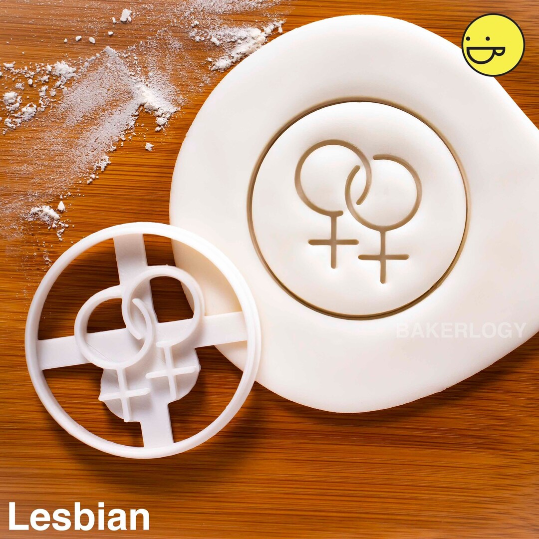 Lesbian Symbol Cookie Cutter | Bakerlogy Biscuit Cutters LGBT LGBTQ ...