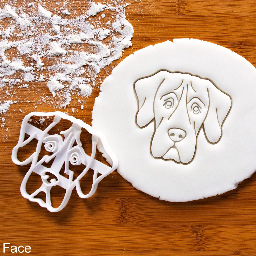 Great Dane Dog Face Cookie Cutter Bake the Apollo of Dogs - Etsy
