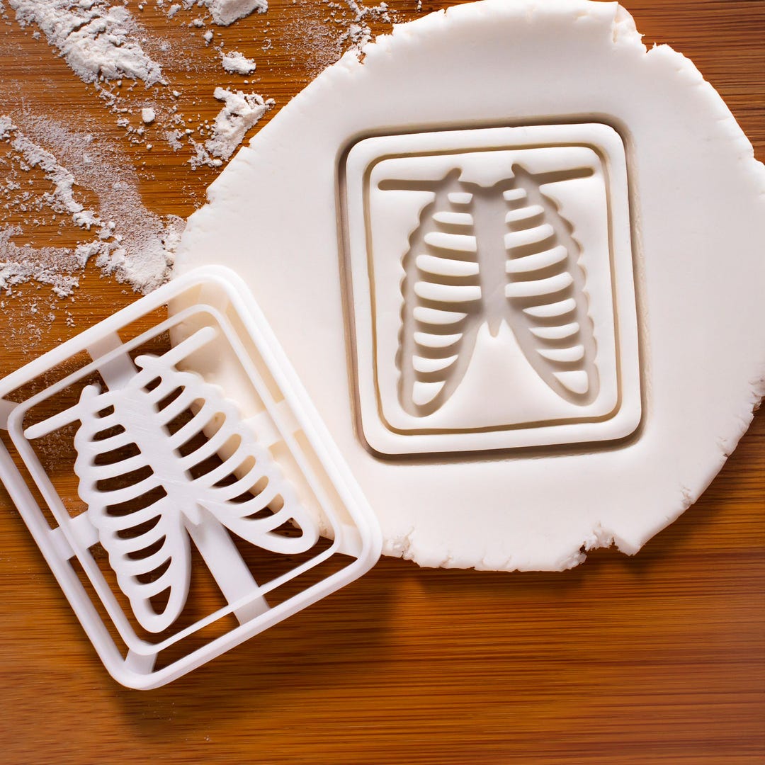 Chest X-ray Cookie Cutter – Rib Cage Shape for Radiology, Medical ...
