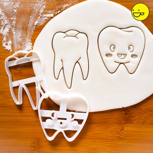 Anatomical Molar Tooth Cookie Cutter Dental Teeth Biscuit Cutters Gifts ...