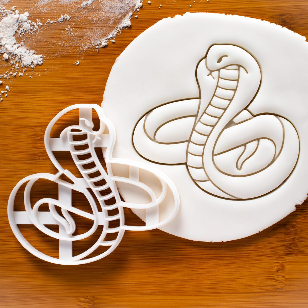 Serpent Cookie Cutter | Snake King Cobra Venom Venomous Python Garden ...