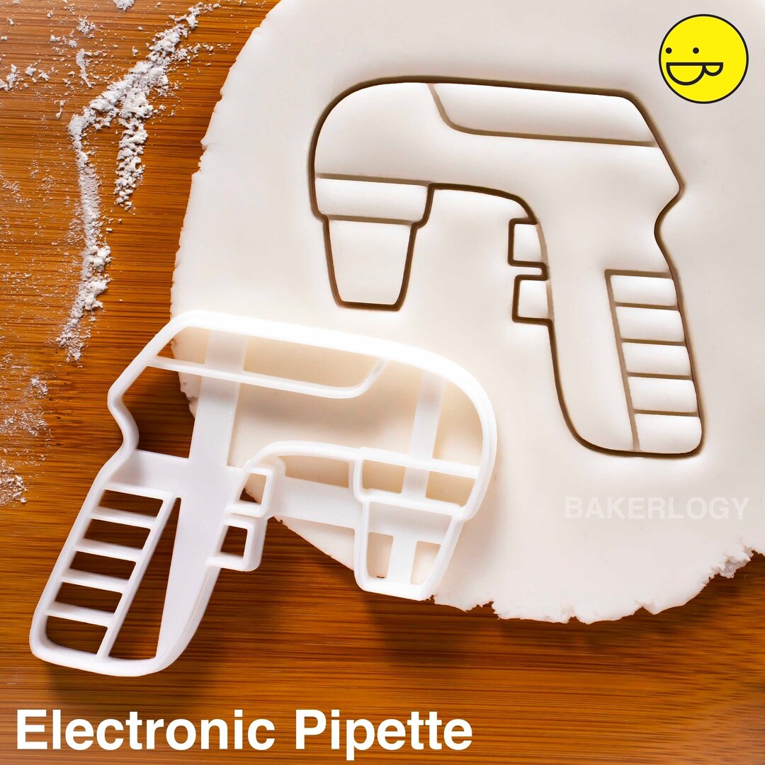 Electronic Pipette Cookie Cutter | Microbiology Chemistry Biology ...